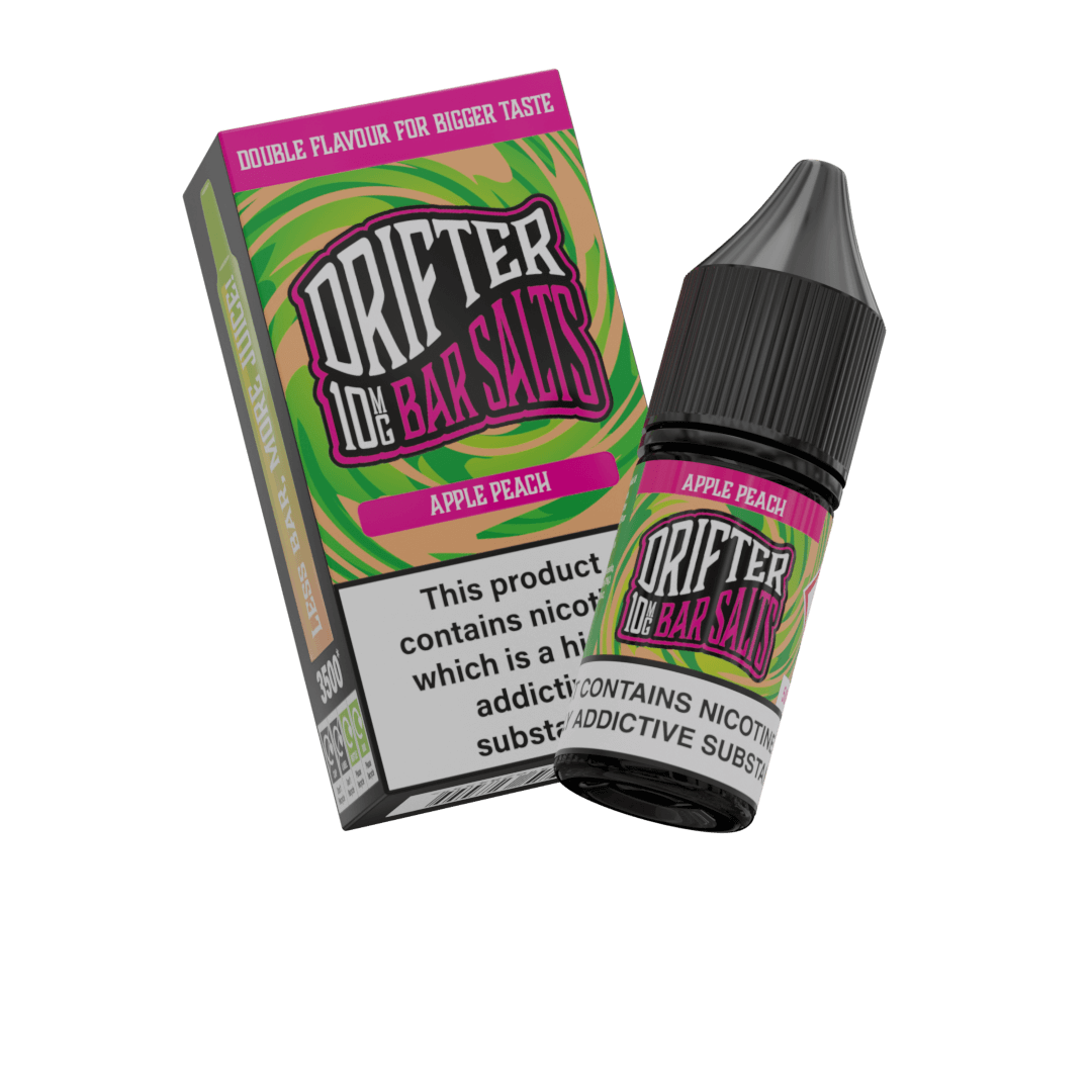 Drifter Bar Salts | Apple Peach 10ml | From £3.49