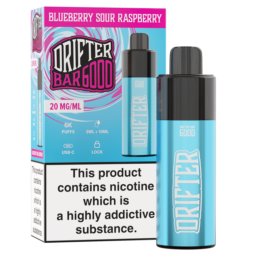 Drifter Vape | Drifter Bar 6000 - Blueberry Sour Raspberry