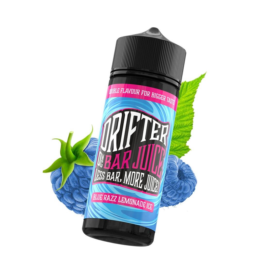 Drifter Bar Salts | Blue Razz Lemonade Ice 120ml | 2 for £25